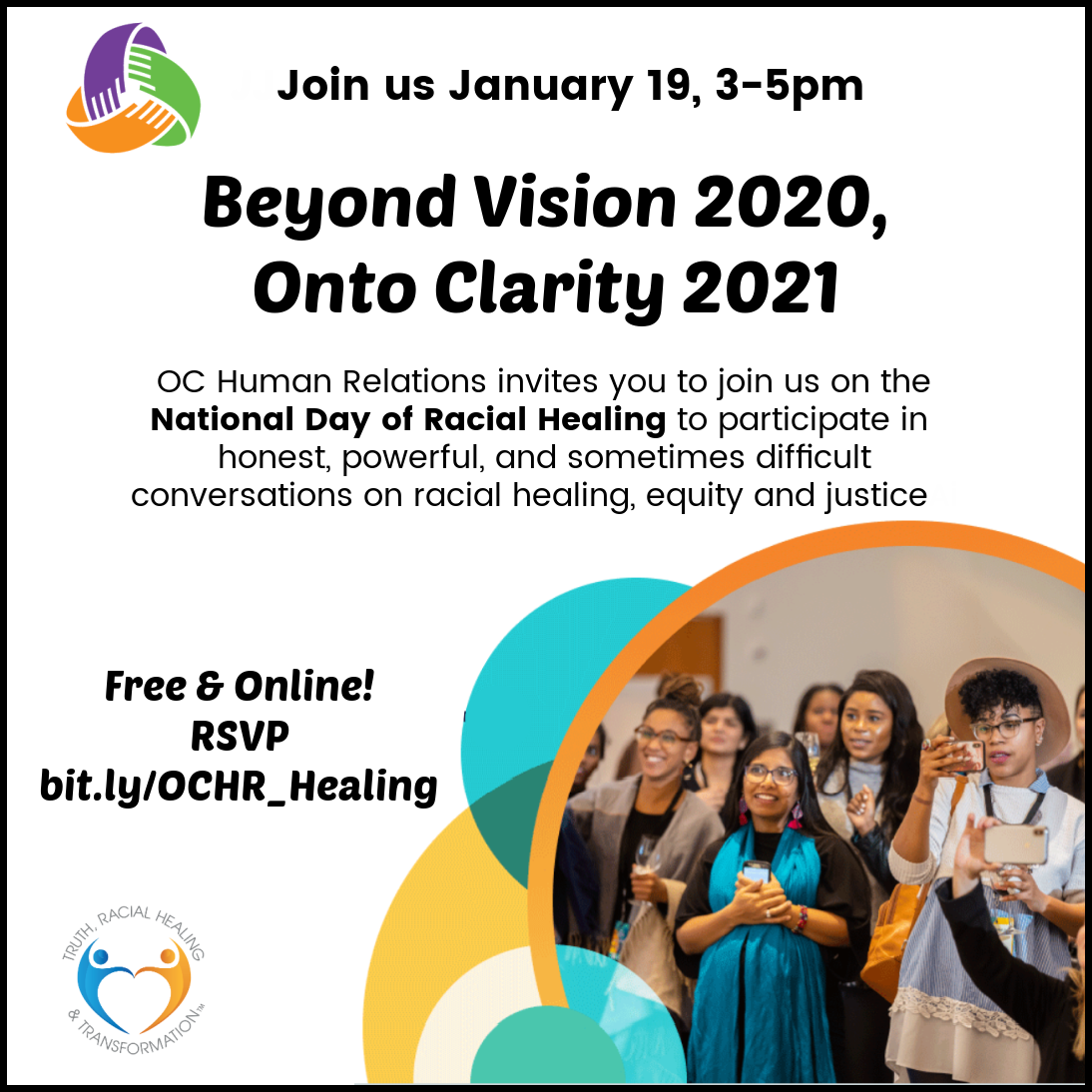 Beyond Vision 2020, Onto Clarity 2021 – Online, Jan 19 | OC Human Relations