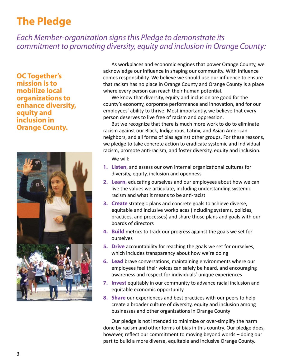 OC Together Pledge | OC Human Relations