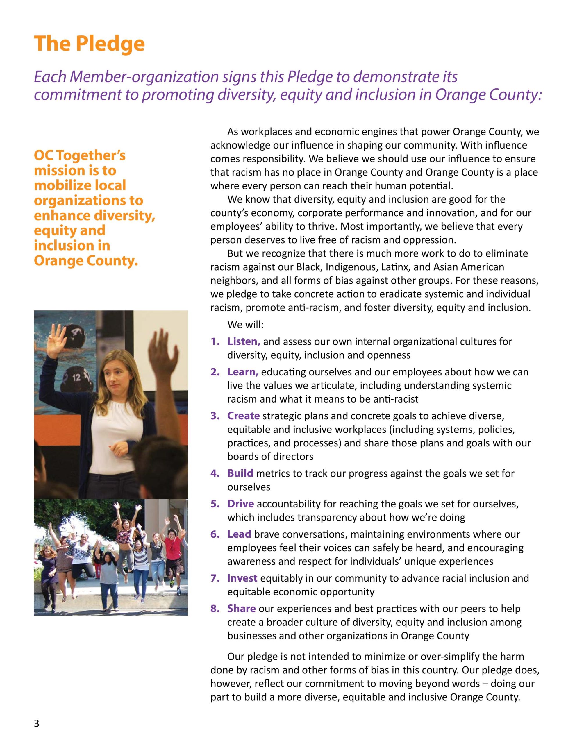 OC Together Pledge | OC Human Relations