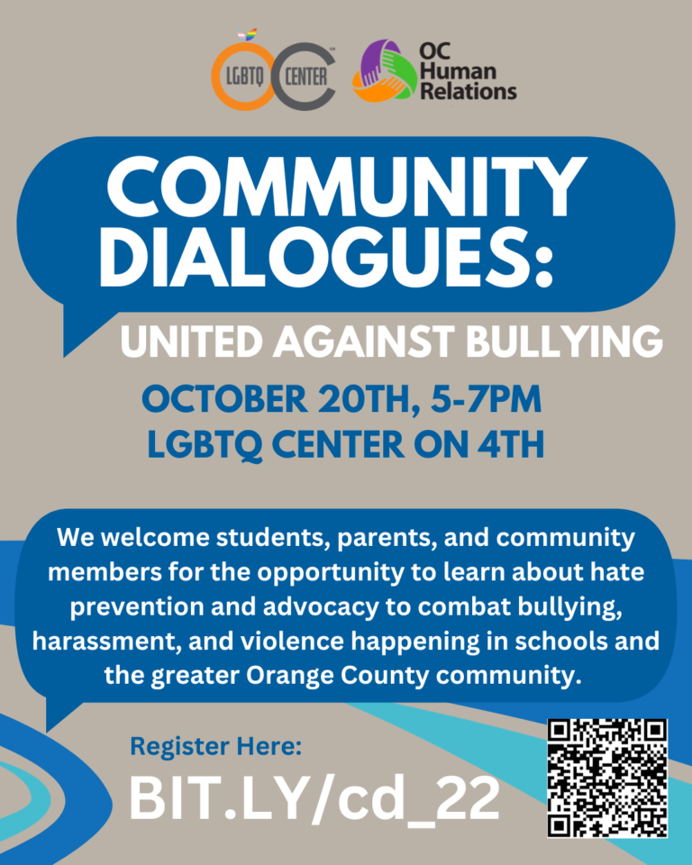 Community Dialogue: United Against Bullying | OC Human Relations